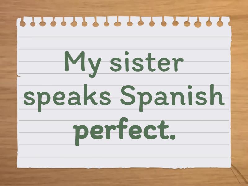 Is the sentence correct? - Flash cards