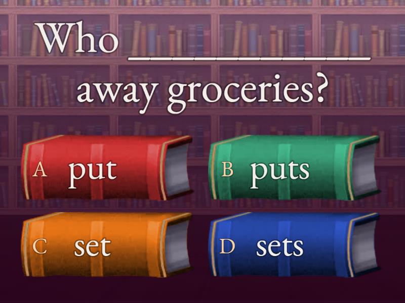 Look and choose - Quiz