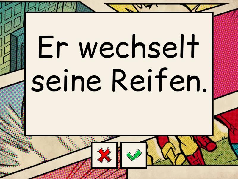 Passiversatz mit "lassen" - Flash cards