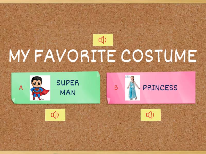 MY FAVORITE COSTUME - Quiz