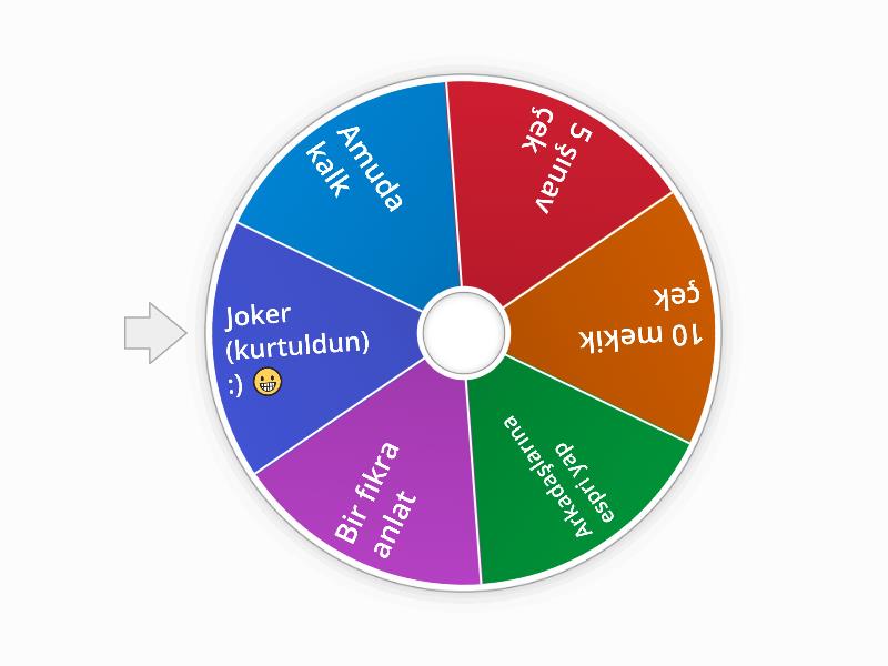 CHALLANGE MEYDAN OKUMA ZOR - Spin the wheel