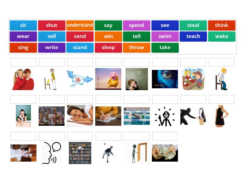 Irregular verbs 4 - Match up