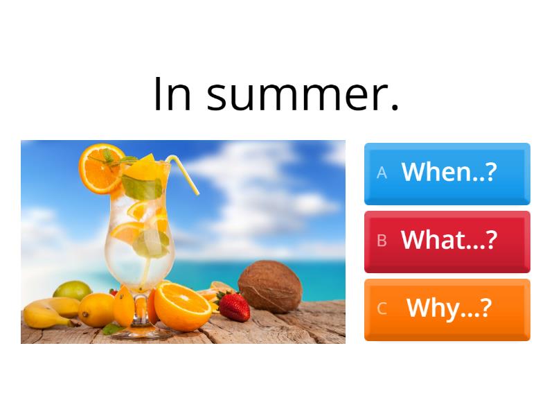 Question words G5 - Quiz