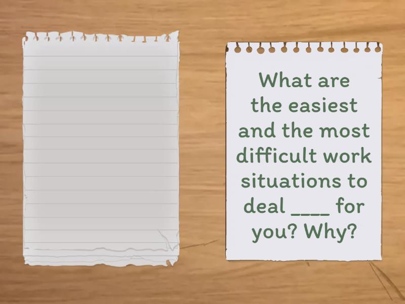 BR B1 1.1 Working life. Describing work. Questions - Speaking cards