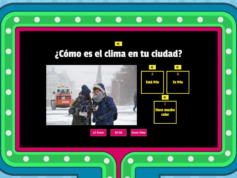 Hablamos del clima - Gameshow quiz