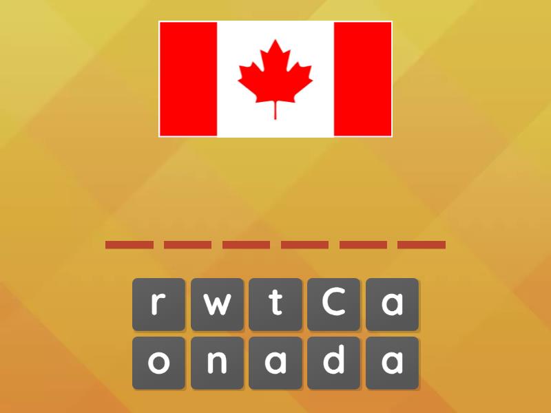 Countries - Spell the word