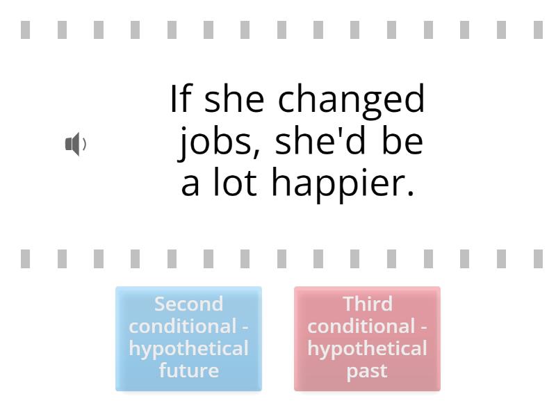 Second or third conditional? Recognising the form. - True or false
