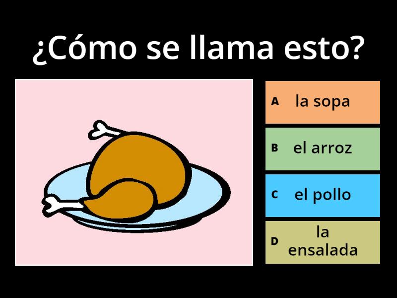 La comida - Quiz