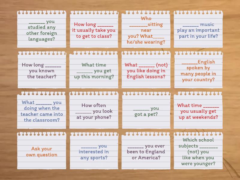 HEADWAY INTERMEDIATE UNIT 2 - Flip tiles