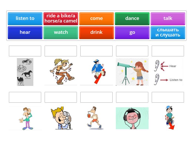 - Simple verbs - pack2 - Match up