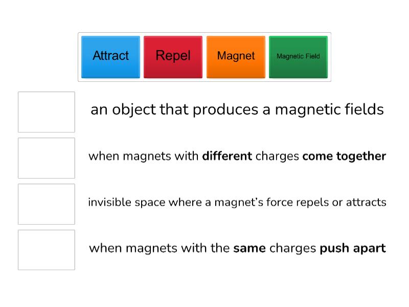 Magnet Vocabulary - Match up