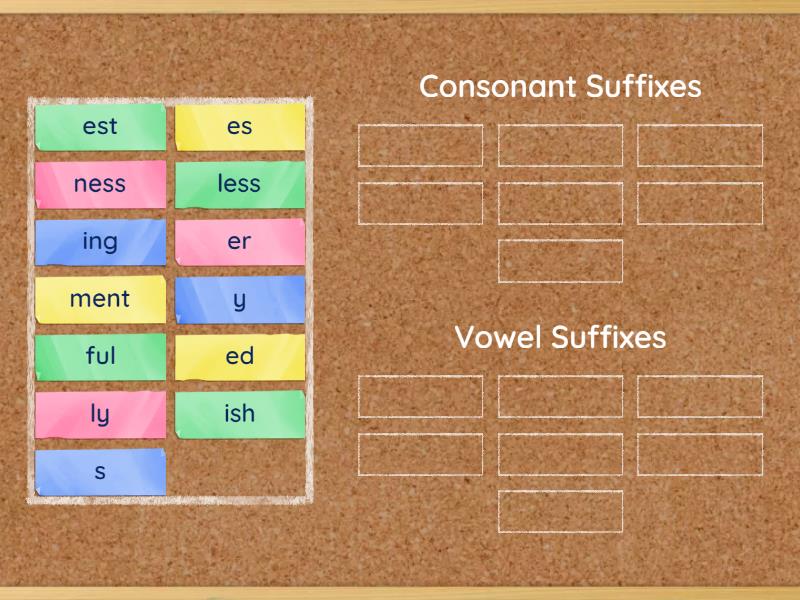 Suffixes - Group sort