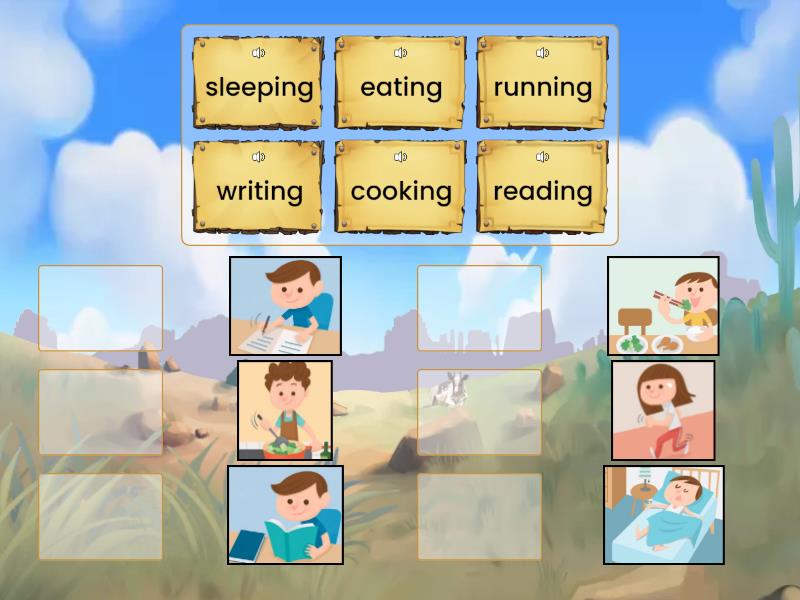 WW4-U2 配對單字和圖片 - Match up