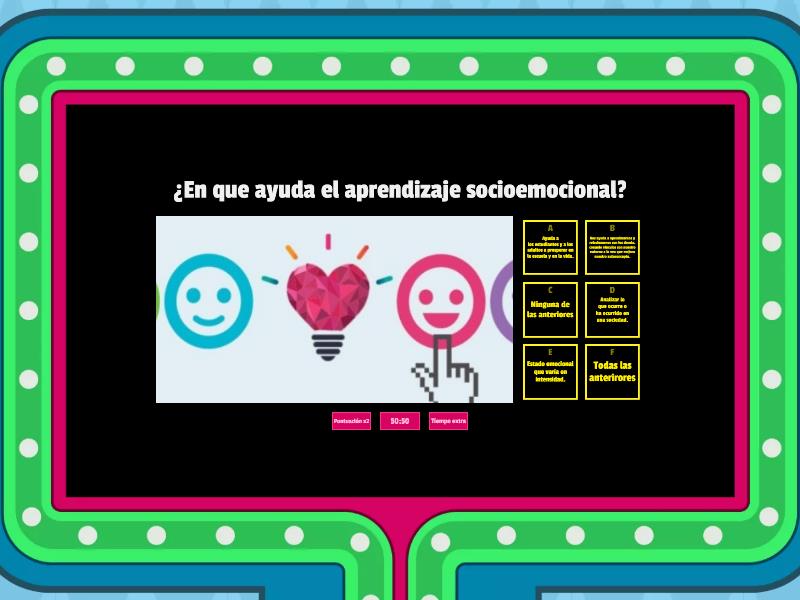 Cuestionario socioemocional - Concurso de preguntas