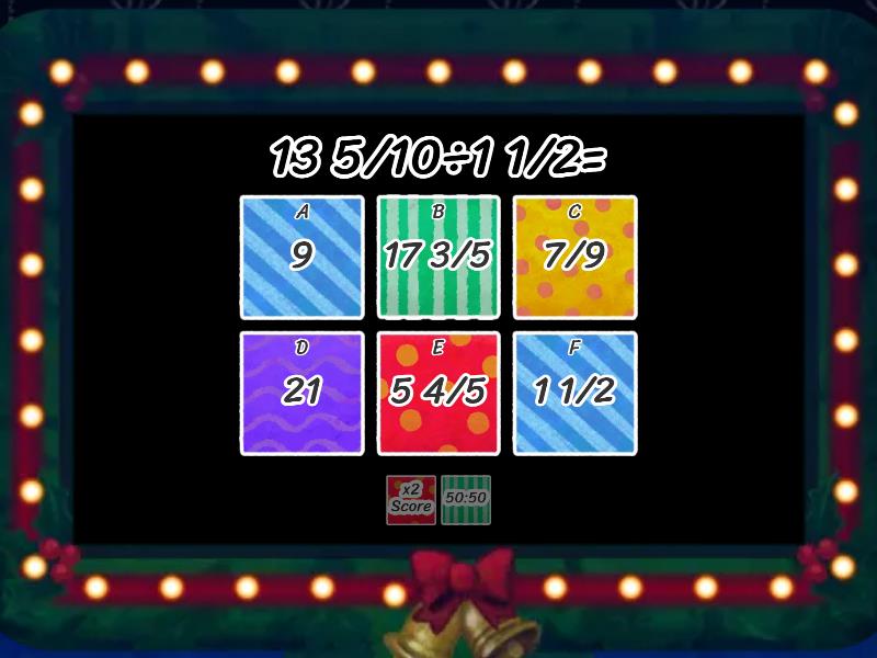 Math Wordwall - Gameshow quiz