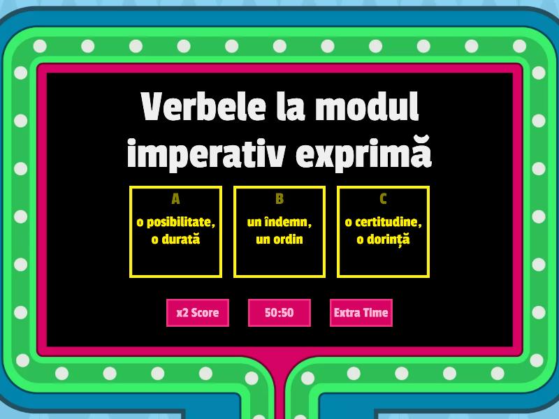 Modul imperativ - Gameshow quiz