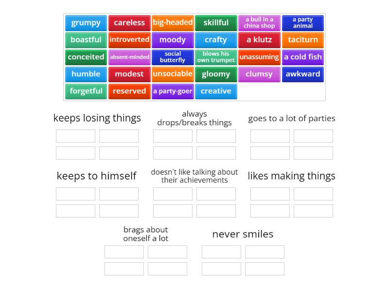 What do we call somebody who... - Group sort
