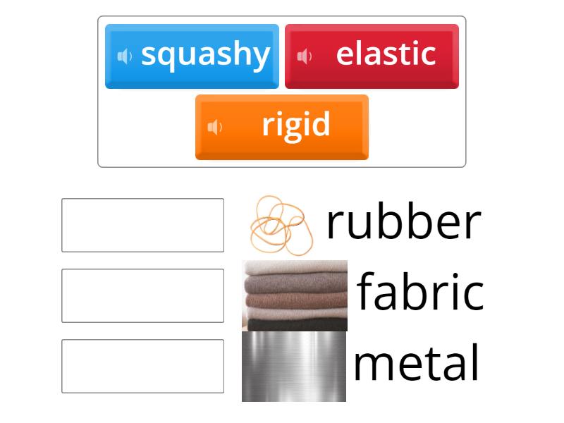 Describe the material - Match up