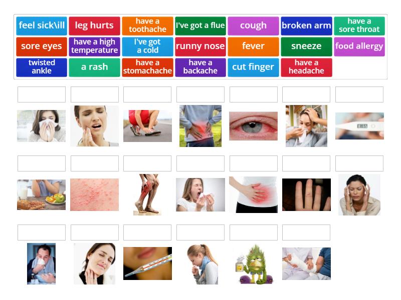 WW2 U6.5 Symptoms and illness - Match up
