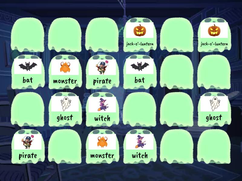 Halloween - Matching pairs