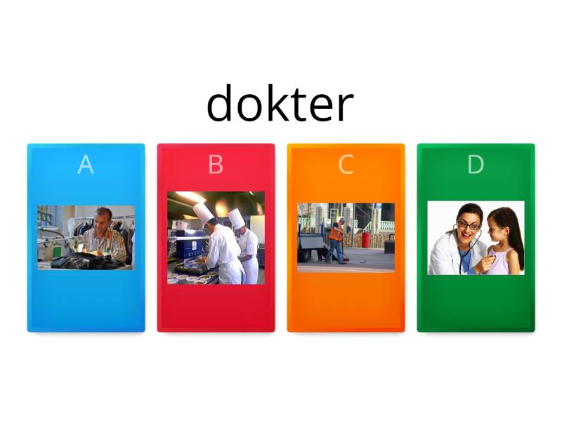 praatplaat beroepen klein - Quiz