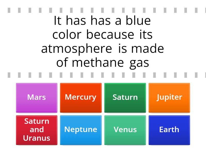 Outer planets and Inner planets I - Find the match