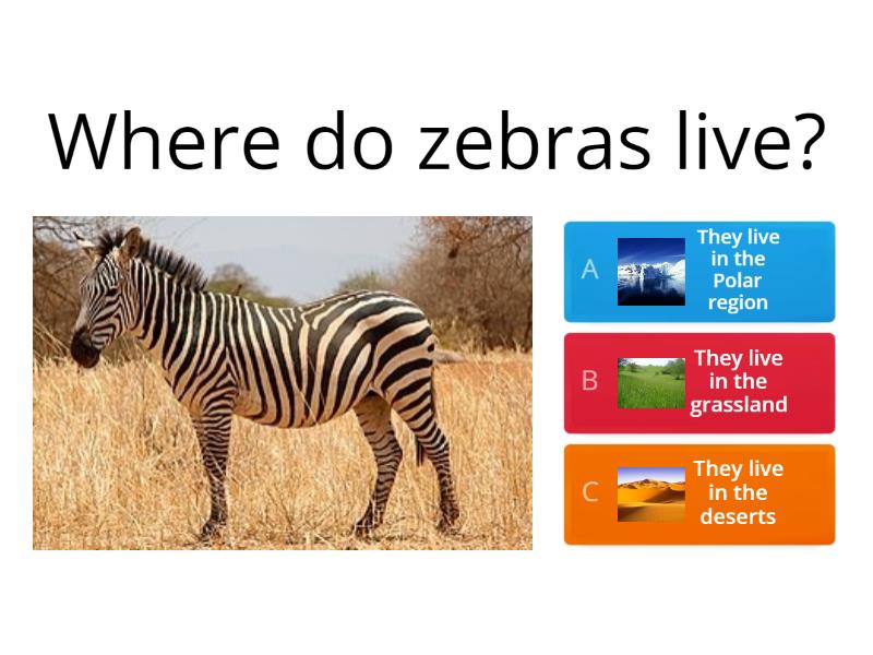 Animals Habitat 01 - Quiz