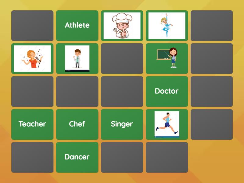 Match the Profession - Matching pairs