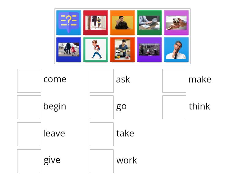 10 common verbs #2 - Match up