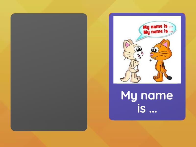 About myself - Speaking cards