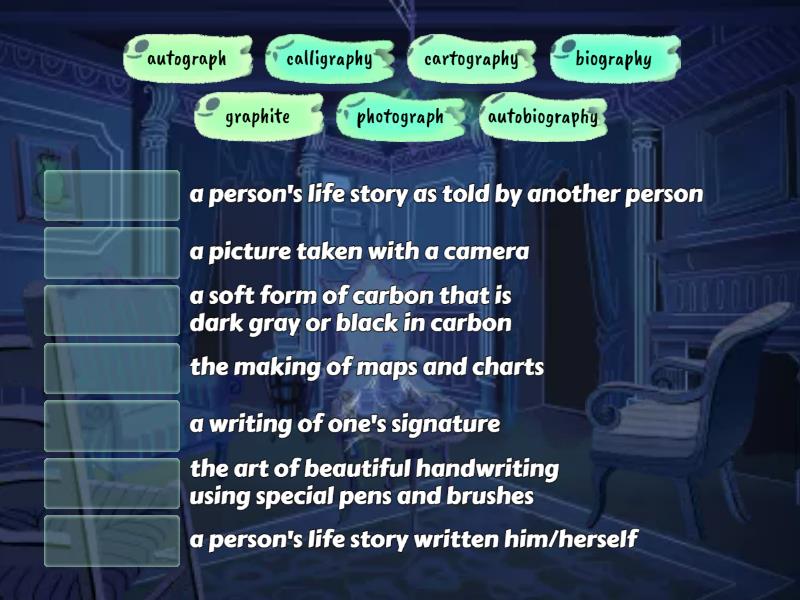 GRAPH: Vocabulary - Match up