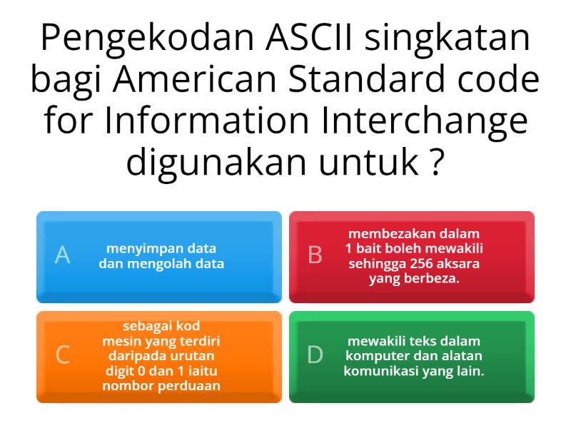 Imbas kembali topik penukaran pengekodan ASCII kepada nombor perlapanan ...