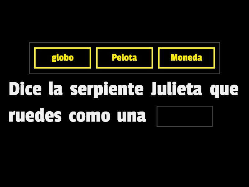 RIMAS - Complete the sentence