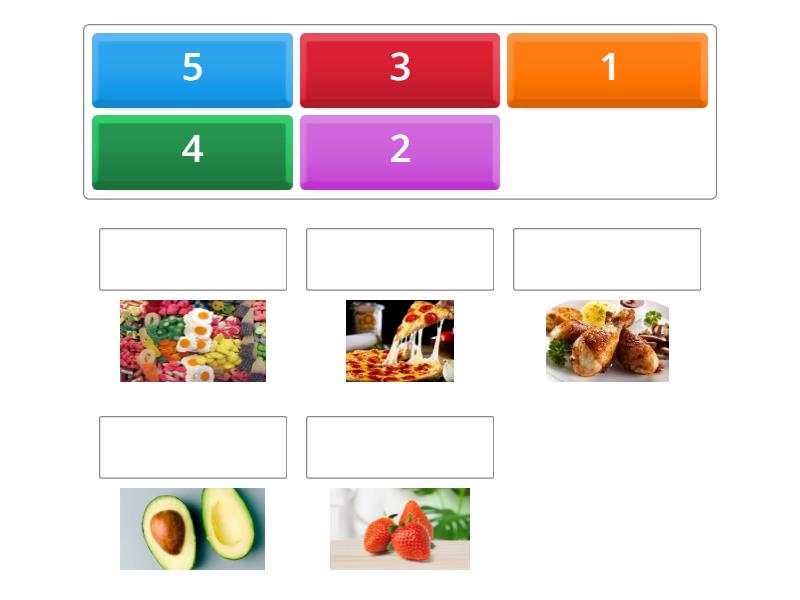 Comida saludable - Match up