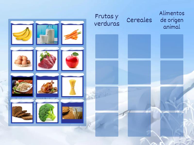 4°-Plato del bien comer - Group sort