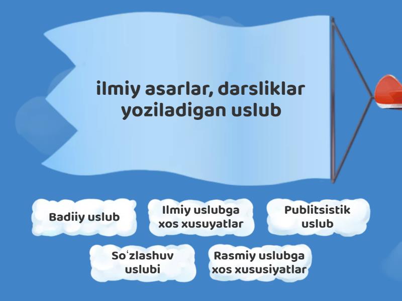 Ilmiy uslub - Find the match