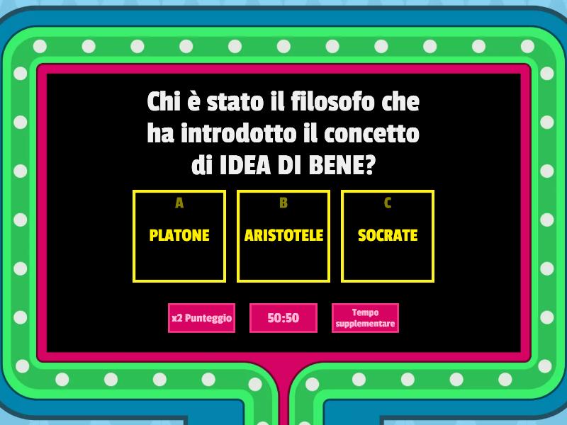 ALLA SCOPERTA DI PLATONE - Gameshow quiz