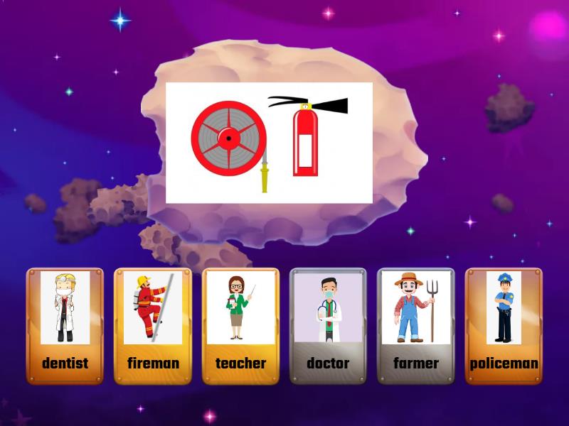 Community Helpers and Their Tools - Find the match