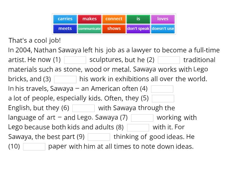 UNIT 1.2 WHAT MAKES A GOOD JOB? / GRAMMAR: SIMPLE PRESENT REVIEW ...