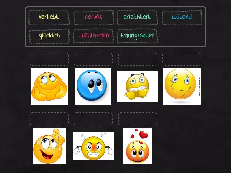 Klasse A2.1 Lek 1 Gefühle - It's a Match