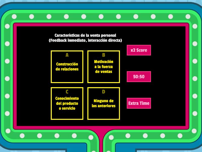 PPV OPCIÓN MULTIPLE - Gameshow quiz