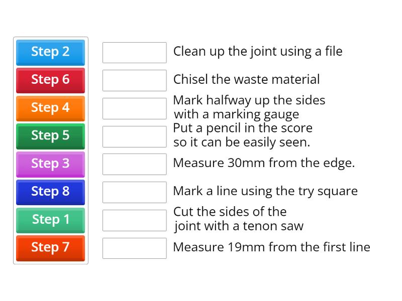 Creating the through housing joint - Match up