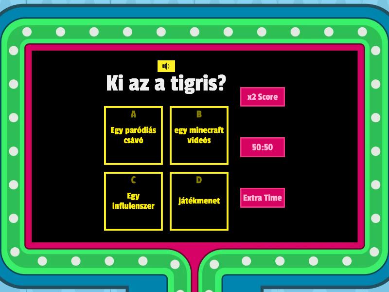 Tigris - Gameshow quiz