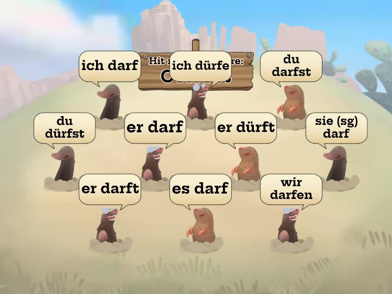 Dürfen - 1 - Hau den Maulwurf