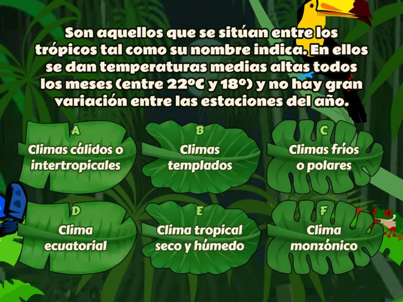 Sec. 10 Distribución de climas en el mundo - Kuis