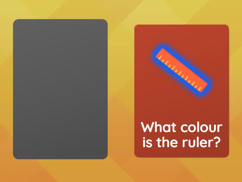 Starters Lesson 22 Game 2 - School Object () - Speaking cards