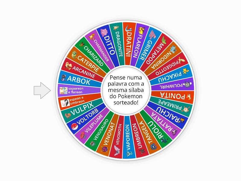 Pokemon - Spin the wheel