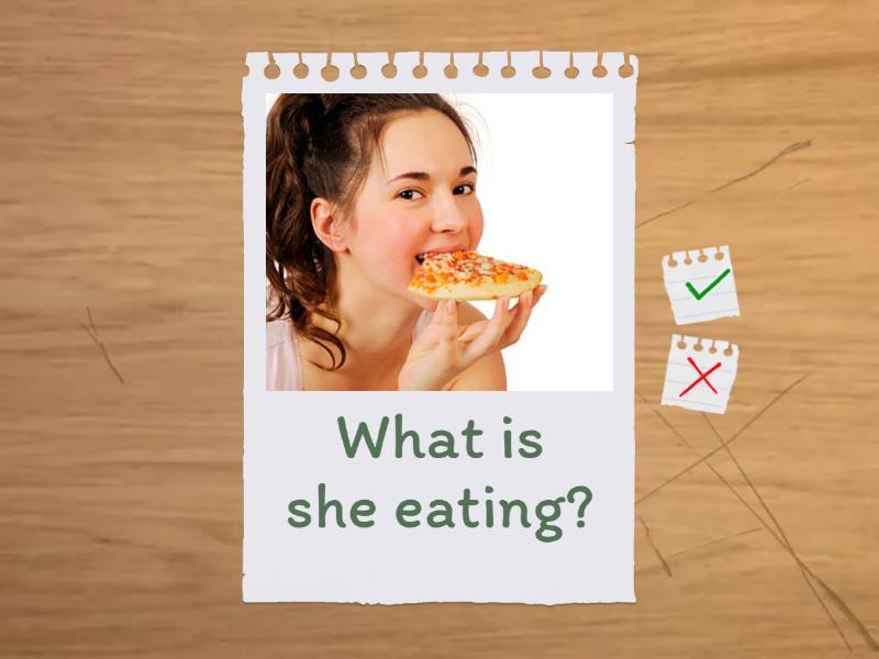 Present continuous WH-questions - Flash cards