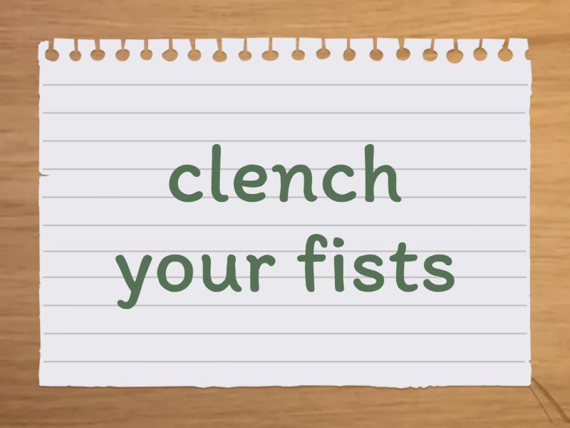 Gestures flashcards - Flash cards