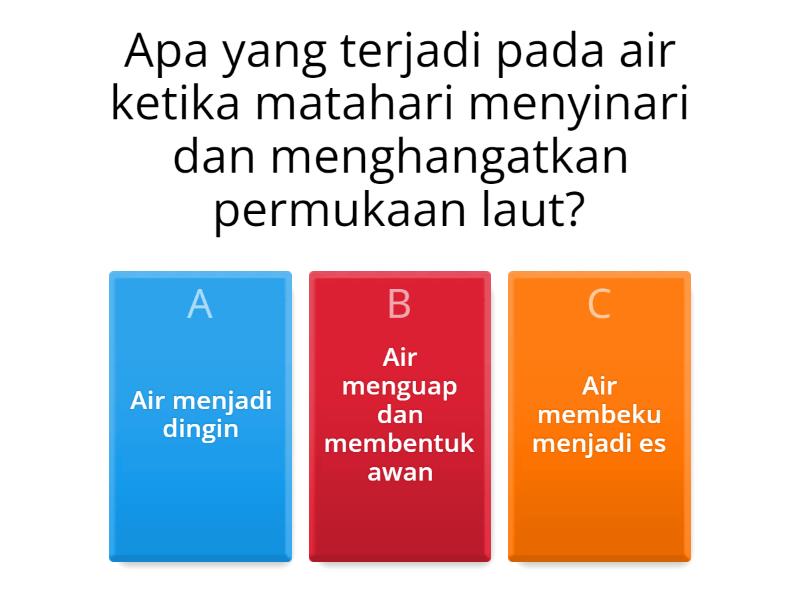 Siklus Air - Quiz